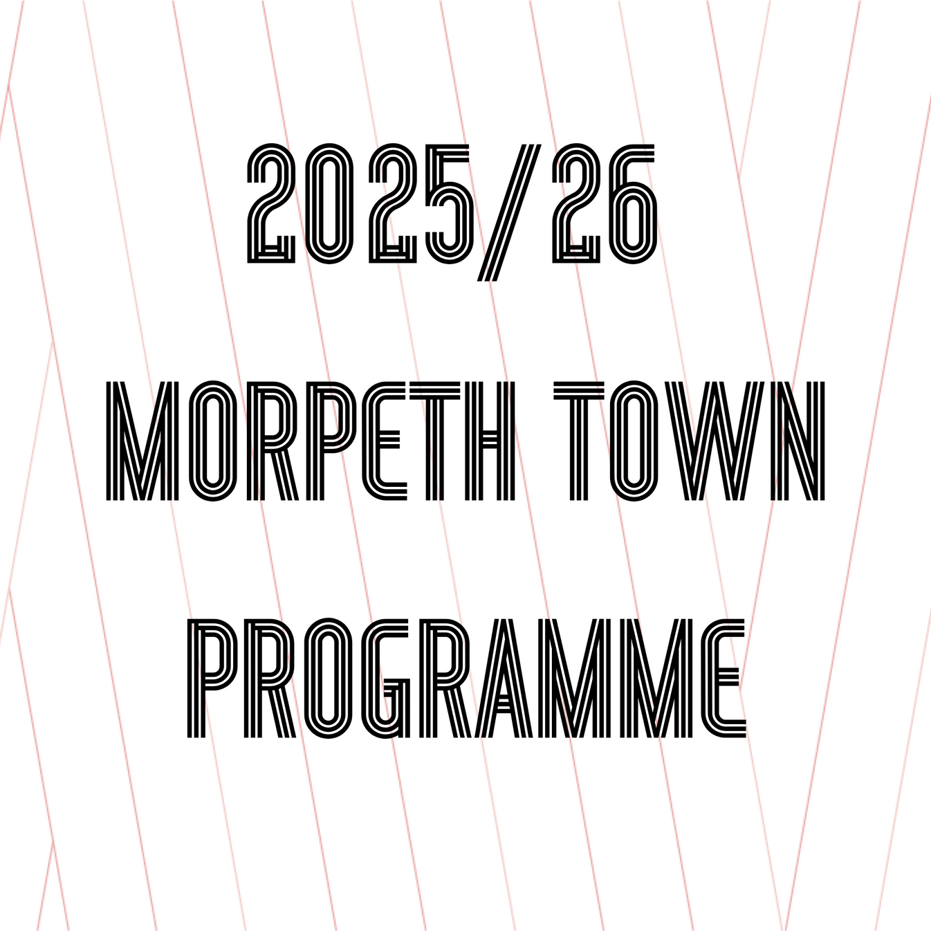 Morpeth Town - Physical Programme – FC United of Manchester